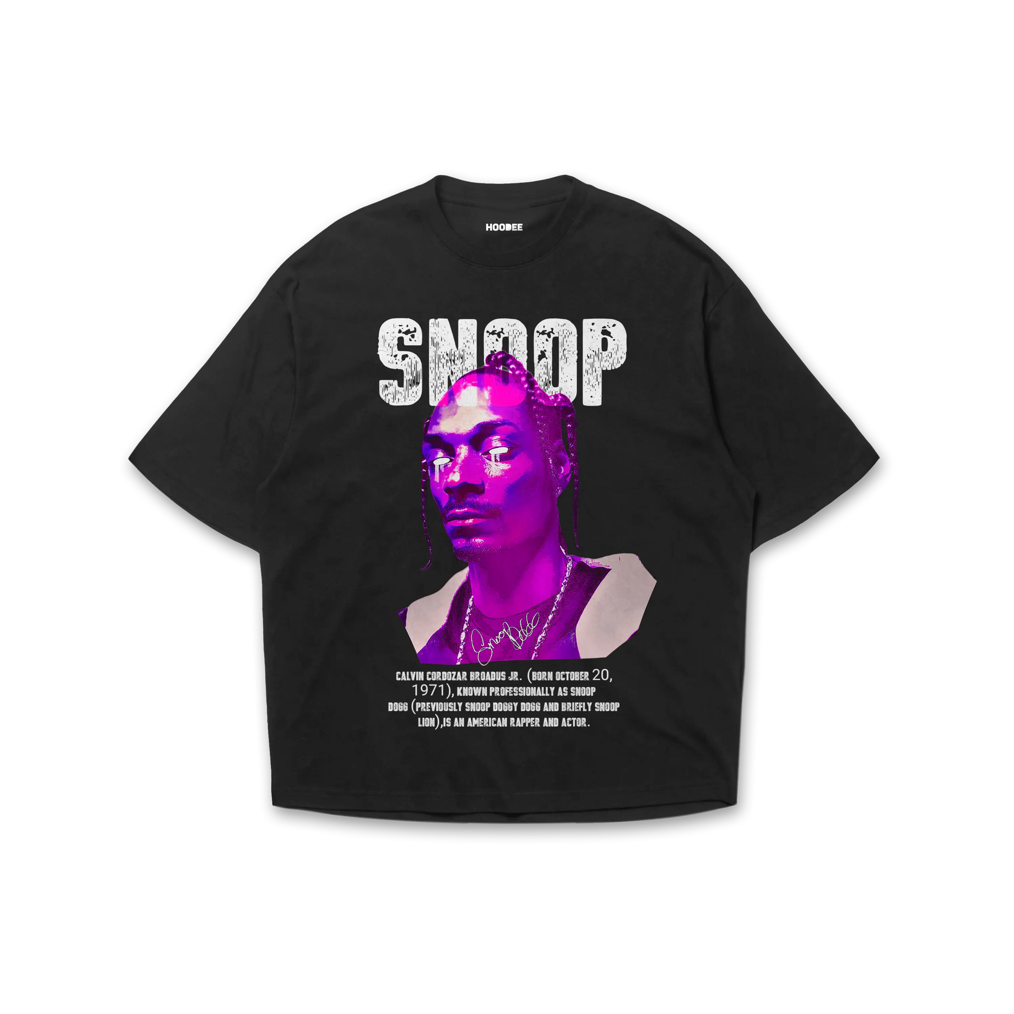 Playera Oversize Snoop dogg Head | DTF Premium | HOODEE